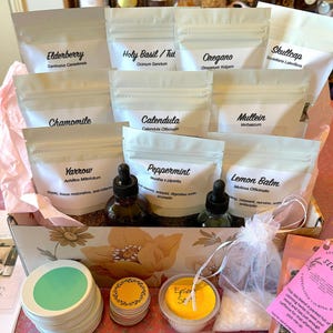 Herbal Apothecary DIY Kit for Beginners Make Your Own Herbal Tea ...