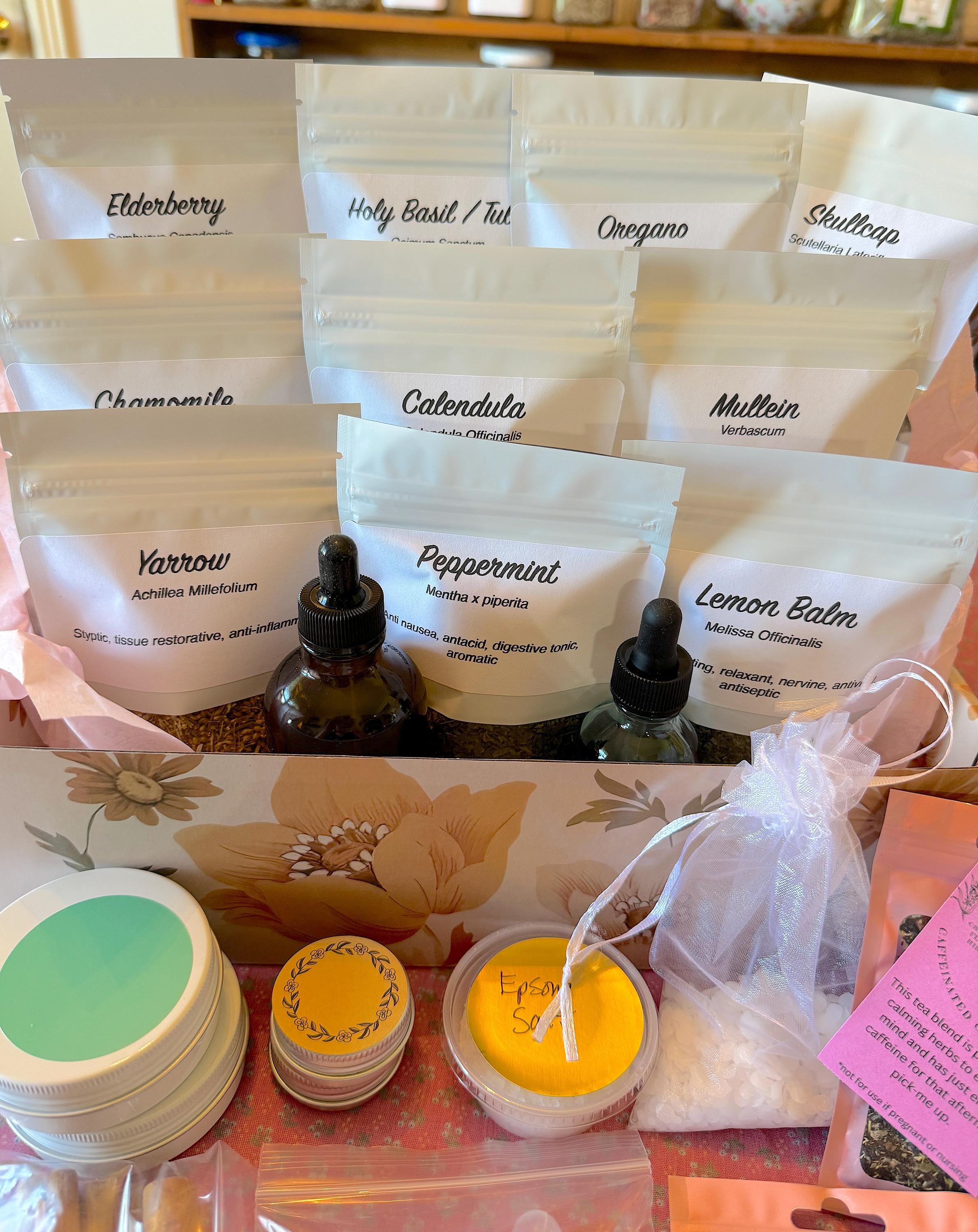 Herbal Apothecary DIY Kit for Beginners Make Your Own Herbal Tea ...