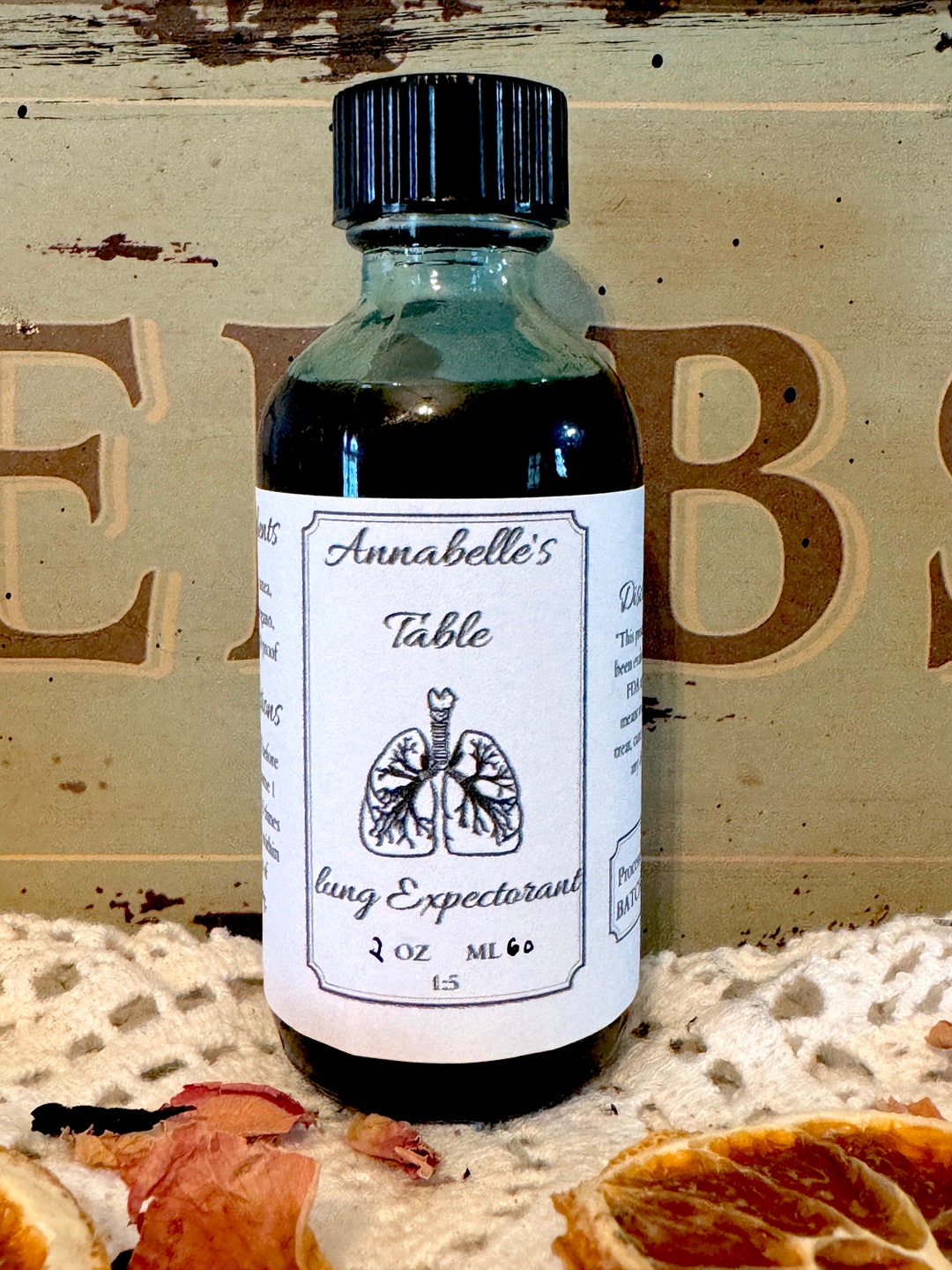 Lung Expectorant Herbal Tincture Blend Natural Organic - Etsy