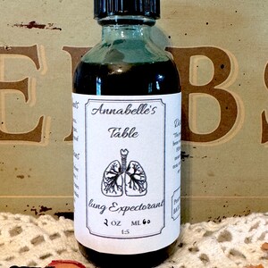 Lung Expectorant Herbal Tincture Blend Natural Organic - Etsy