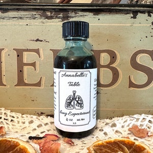 Lung Expectorant Herbal Tincture Blend Natural Organic - Etsy