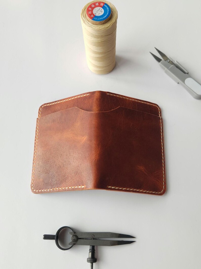 Horween Leather, Bifold Wallet, Dufferin Card Holder, Large Money Slot ...
