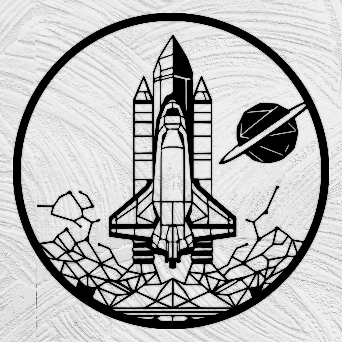 Space Shuttle Line Art - STL - Etsy