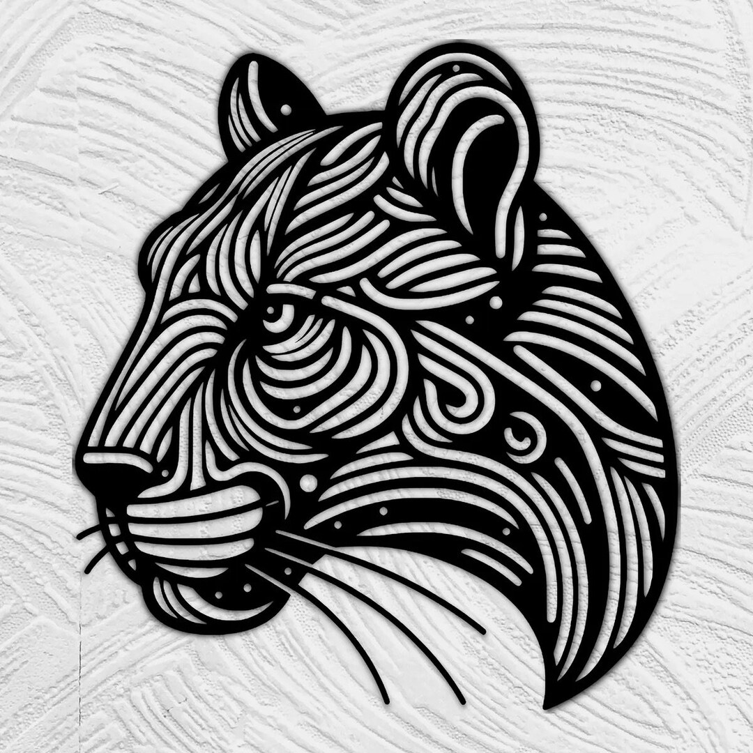 Puma Line Art - STL - Etsy