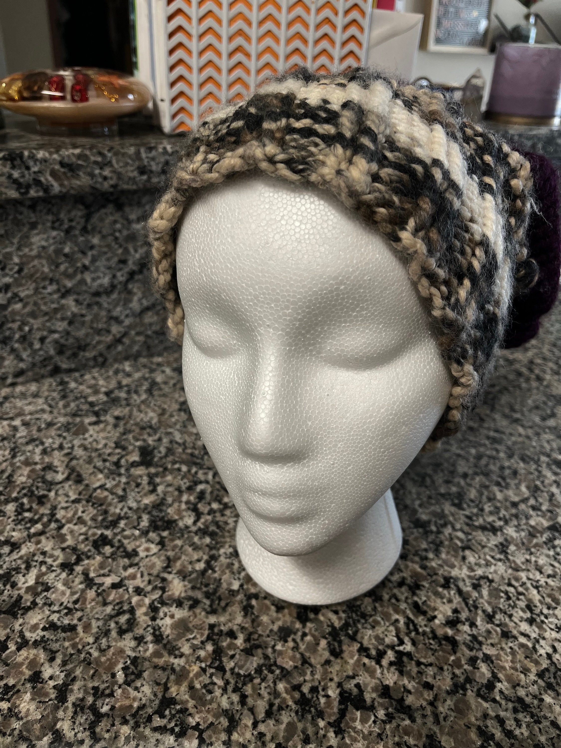 Scrap Yarn Medley Series- Royal Cow Slouchy Beanie - Etsy