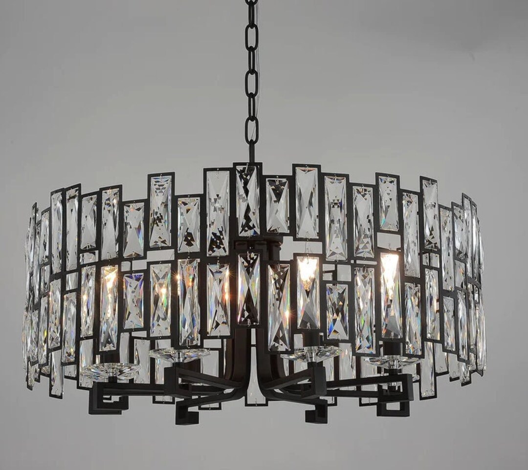 Sandel Crystal Prysm Chandelier - Etsy