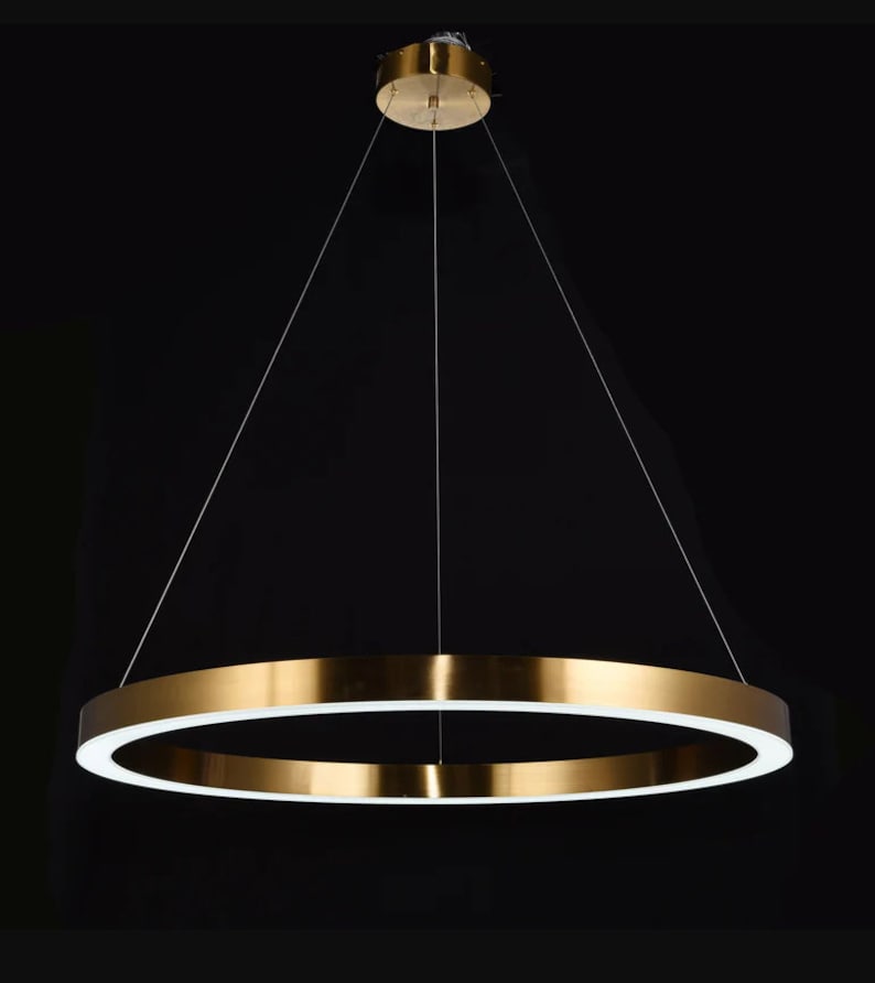 Liana Round Ring LED Chandelier - Etsy