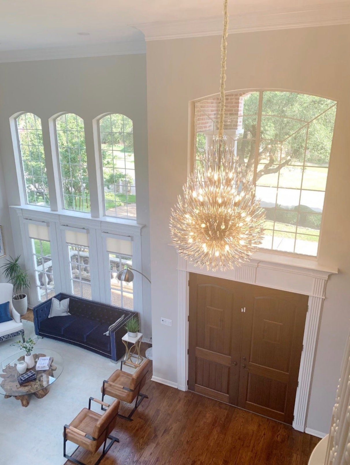 Lily Starburst Crystal Sputnik Chandelier - Etsy