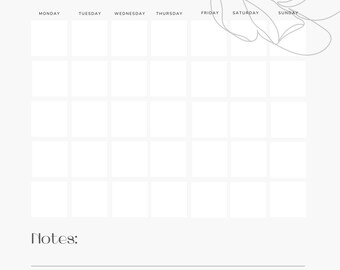 2024 Calendar Bundle Bold Font Printable 2024 Monthly - Etsy