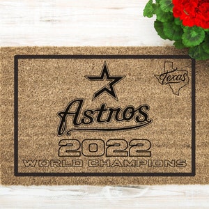 Houston Astros World Champions 2022 Coir Doormat - Etsy