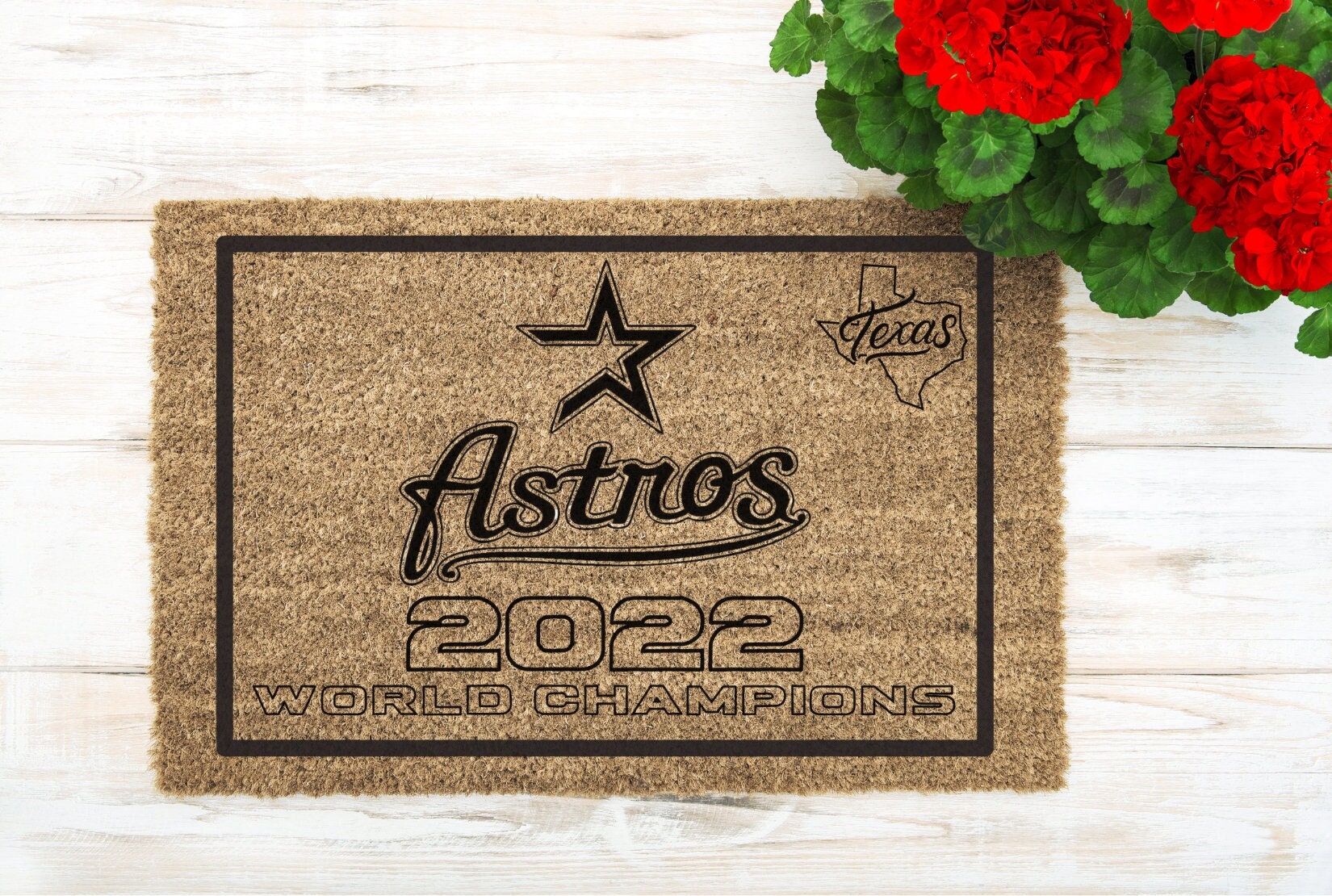 Houston Astros World Champions 2022 Coir Doormat - Etsy