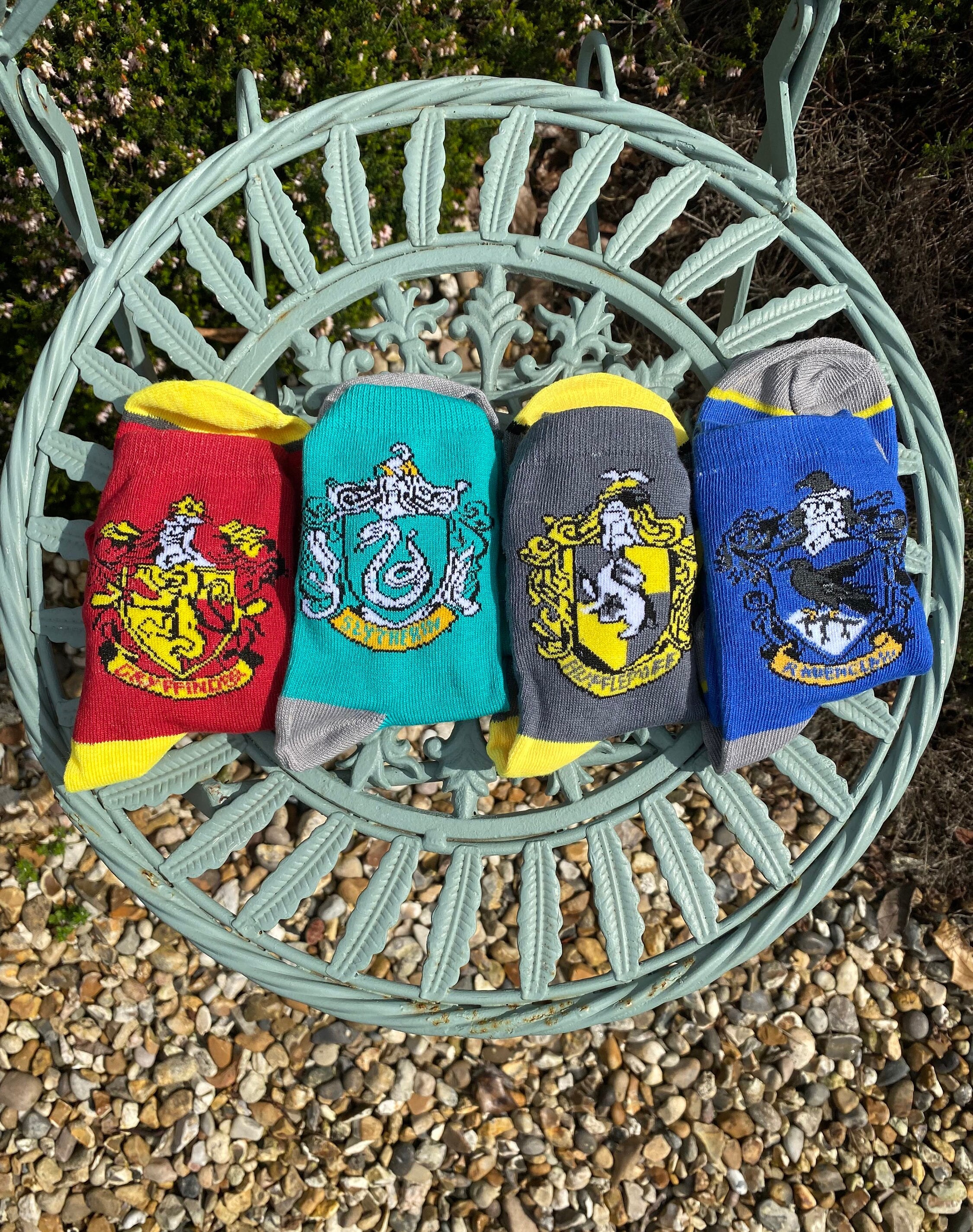 Harry Potter Gift Hogwarts Houses Unixsex Socks Size UK 4-6 Christmas ...