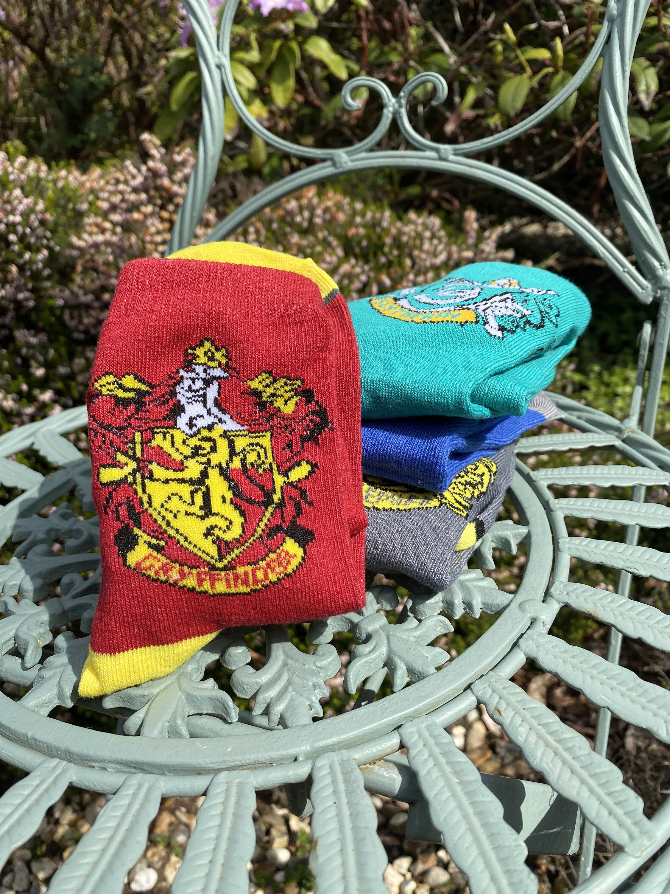 Harry Potter Gift Hogwarts Houses Unixsex Socks Size UK 4-6 Christmas ...