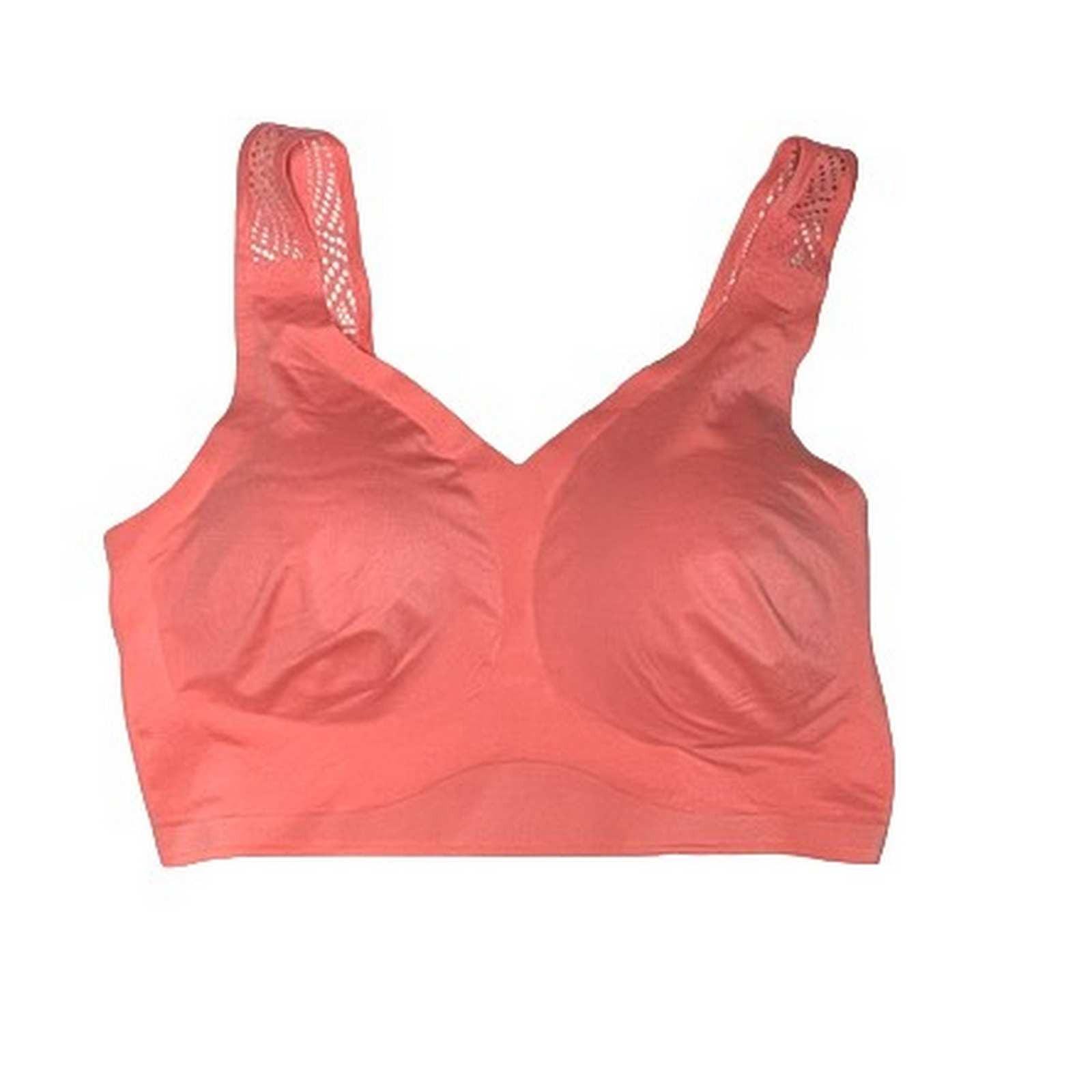 Brushed Lace Back Rhonda Shear Bra With Removable Pads 2 Pads X LARGE ...