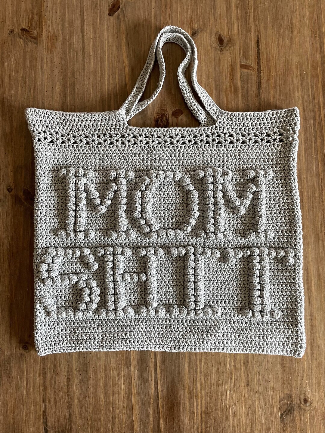 CROCHET PATTERN - Mom Shit Tote - Etsy