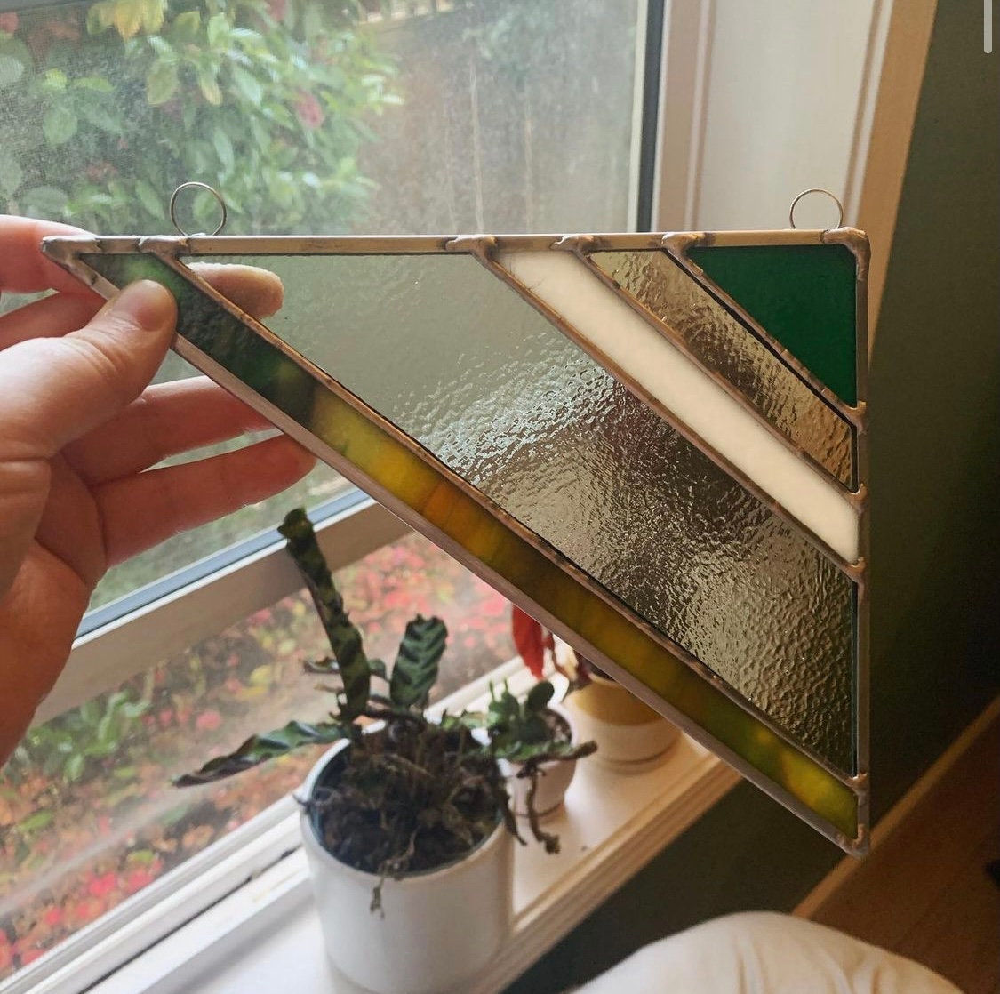 Stained Glass Corner Window Hang - Etsy