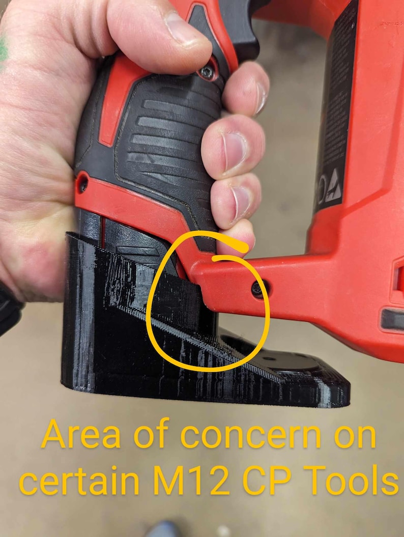 DIGITAL File---milwaukee M12 Compact Battery Magnetic Base: Rubberized ...