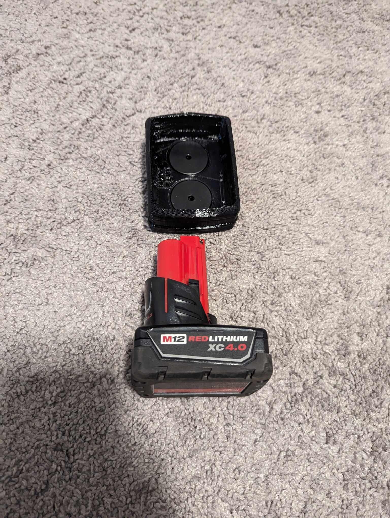 DIGITAL File---milwaukee M12 XC Battery Magnetic Tpu Cover Stl File - Etsy