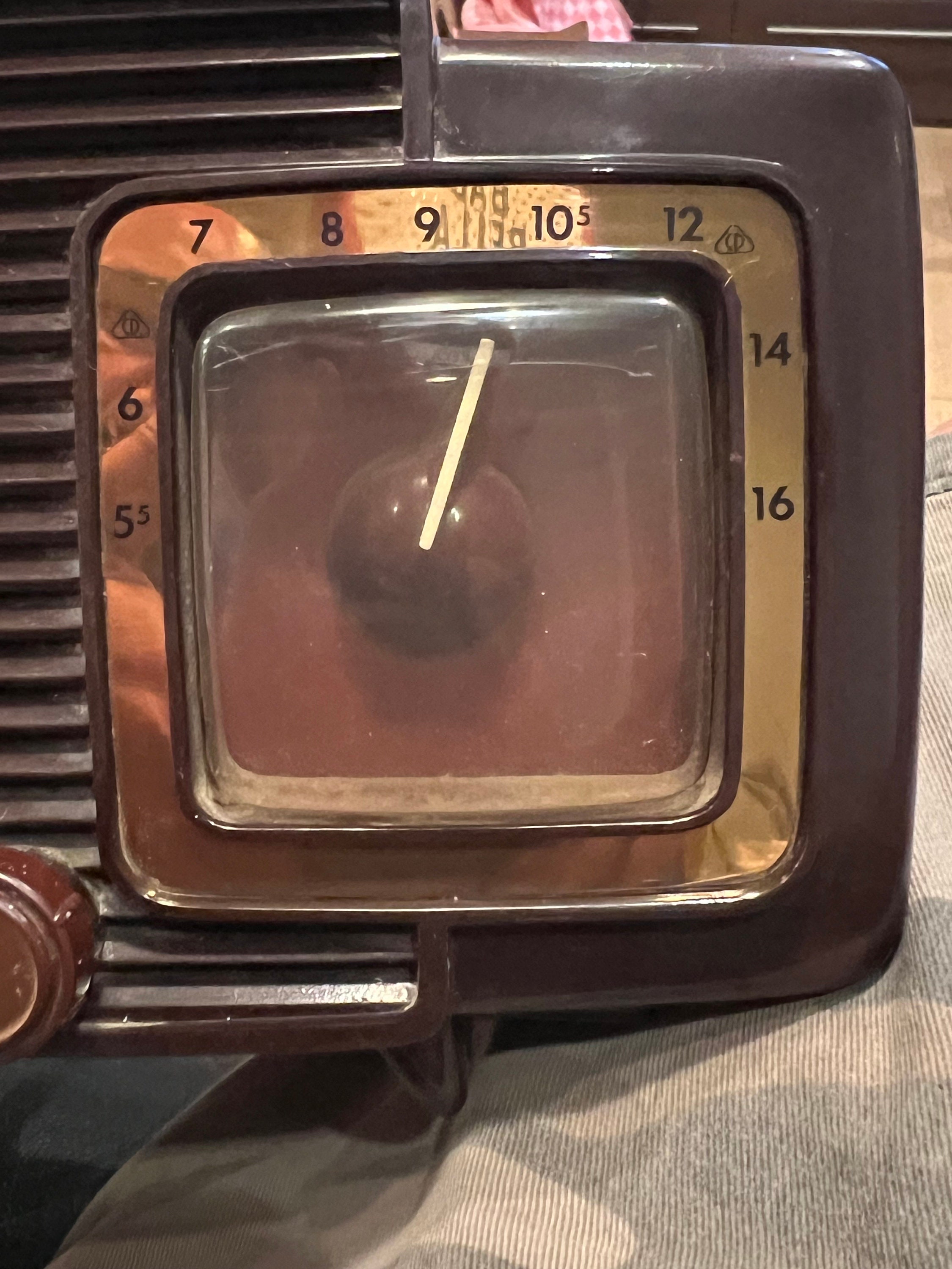 RARE WORKING Mid Century Zenith AM Tube Clock Radio Model R520 - Etsy