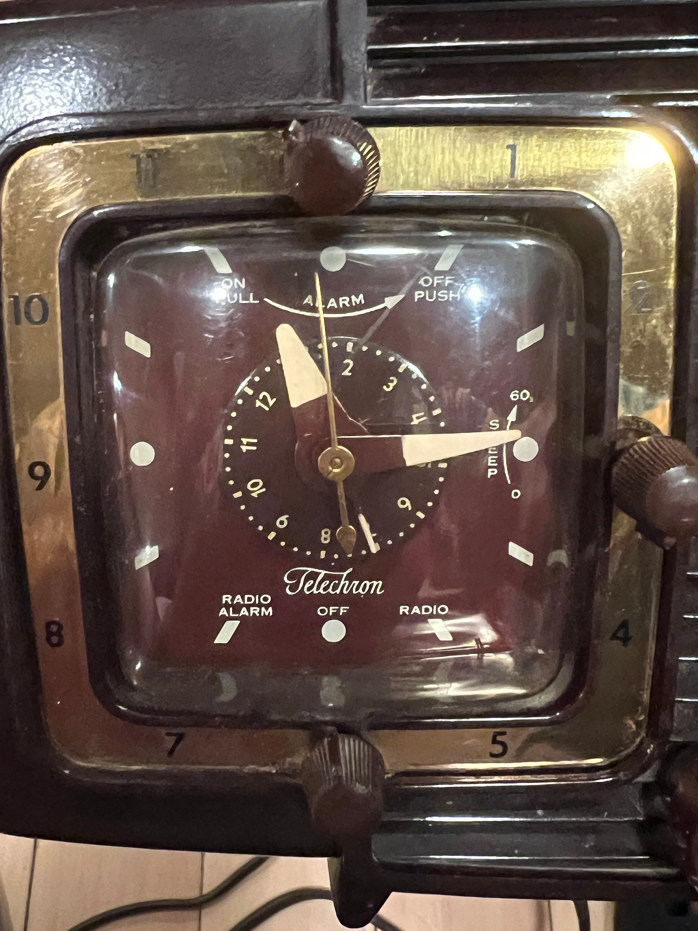 RARE WORKING Mid Century Zenith AM Tube Clock Radio Model R520 - Etsy