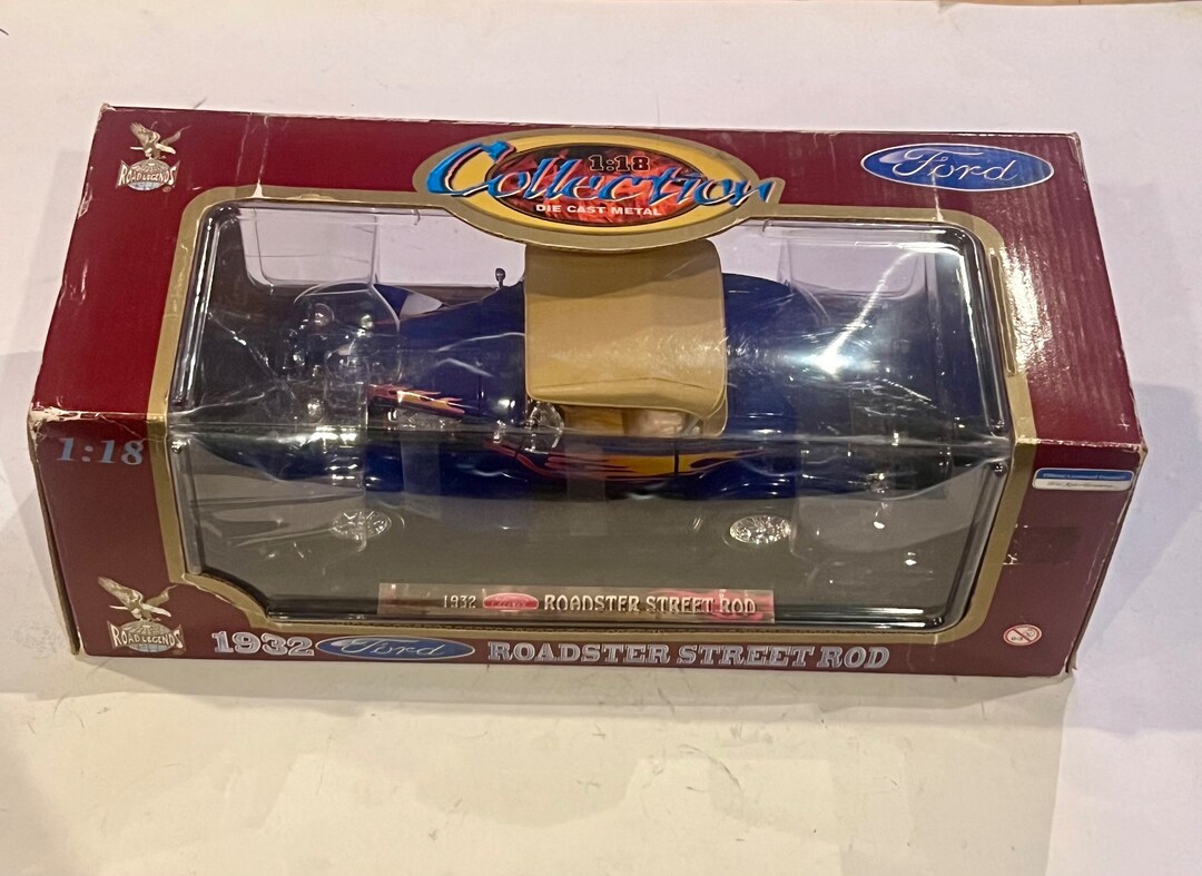 1932 Ford Roadster Die Cast Street Rod 1:18 Scale, Unopened - Etsy