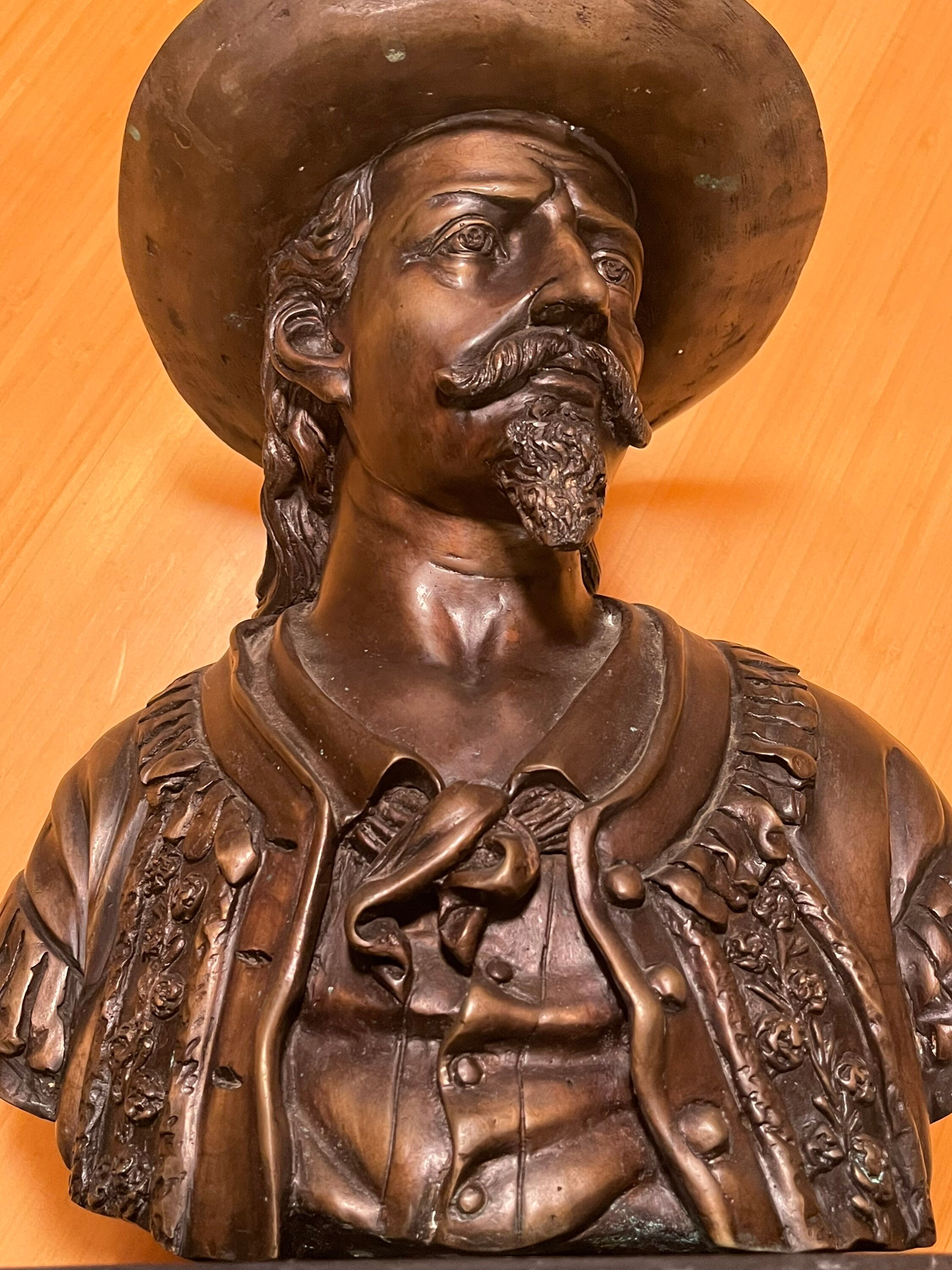 RARE MUSEUM PIECE Antique General George Custer Bronze Bust on - Etsy