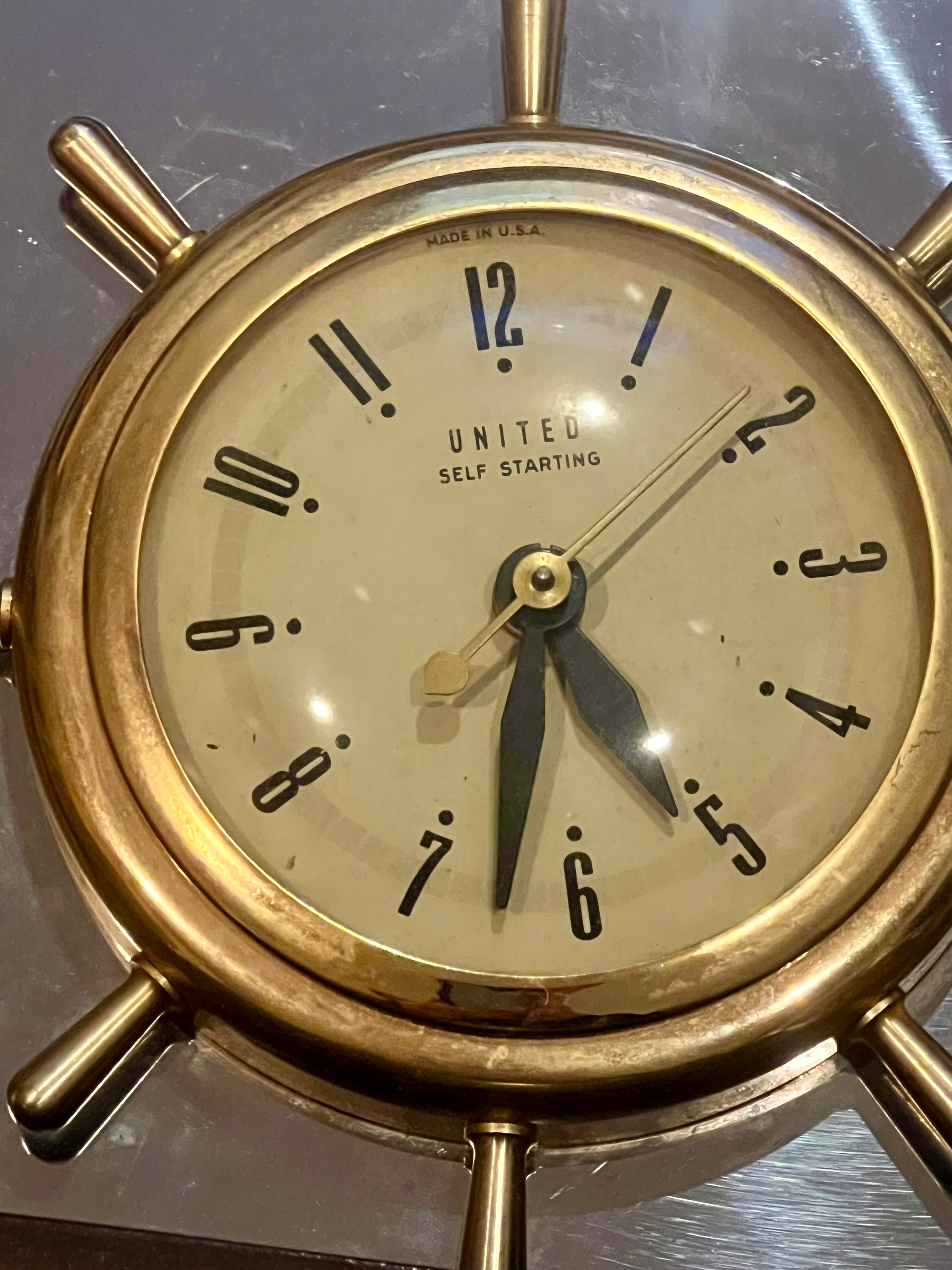 RARE Midcentury Sailboat Clock by United Clock Company - Etsy