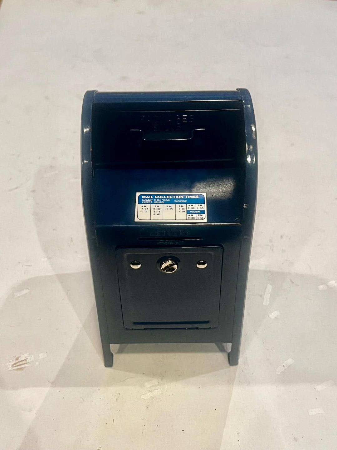 Vintage US Mail Transfer Mailbox Bank With Key - Etsy