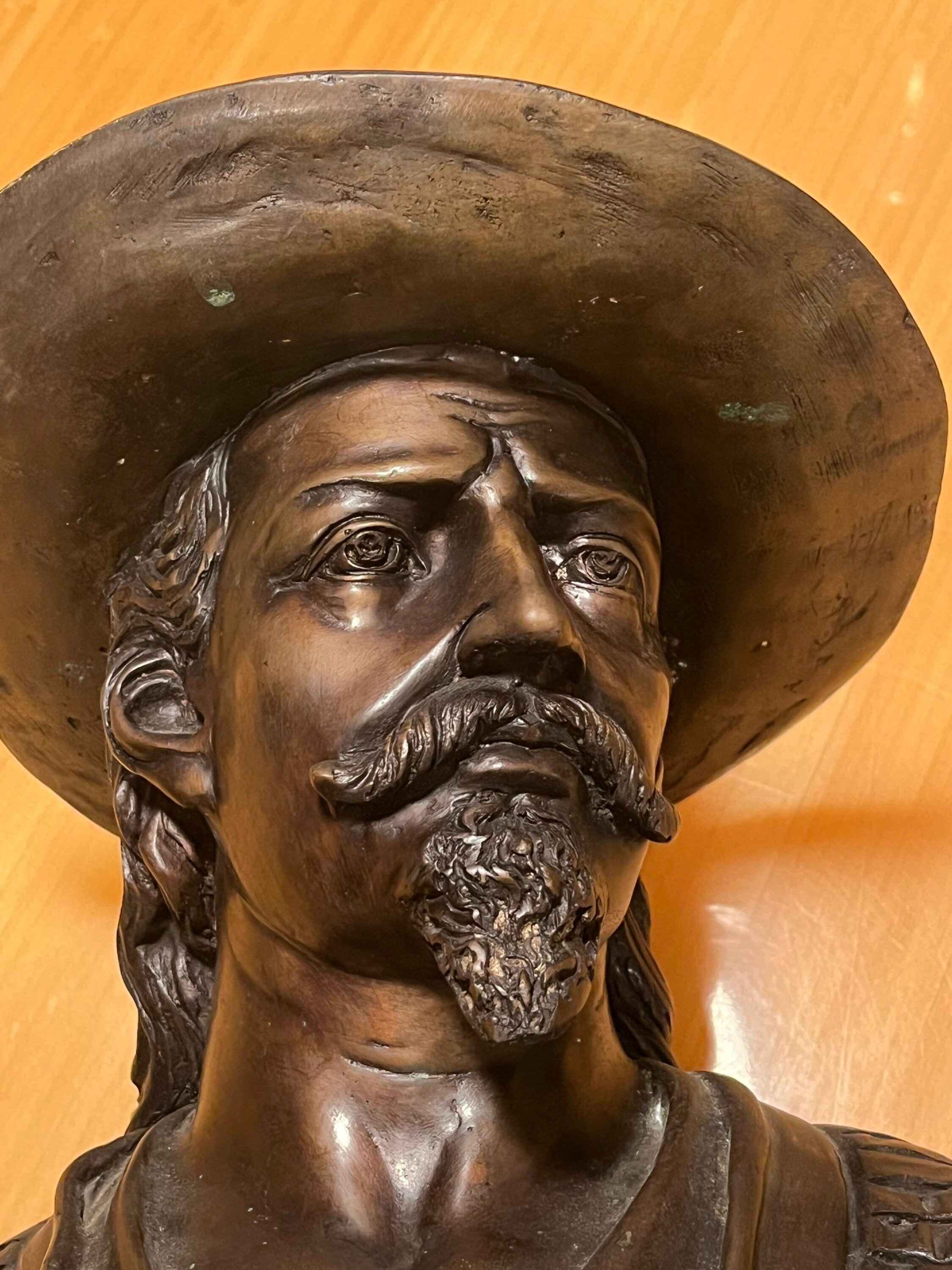 RARE MUSEUM PIECE Antique General George Custer Bronze Bust on - Etsy