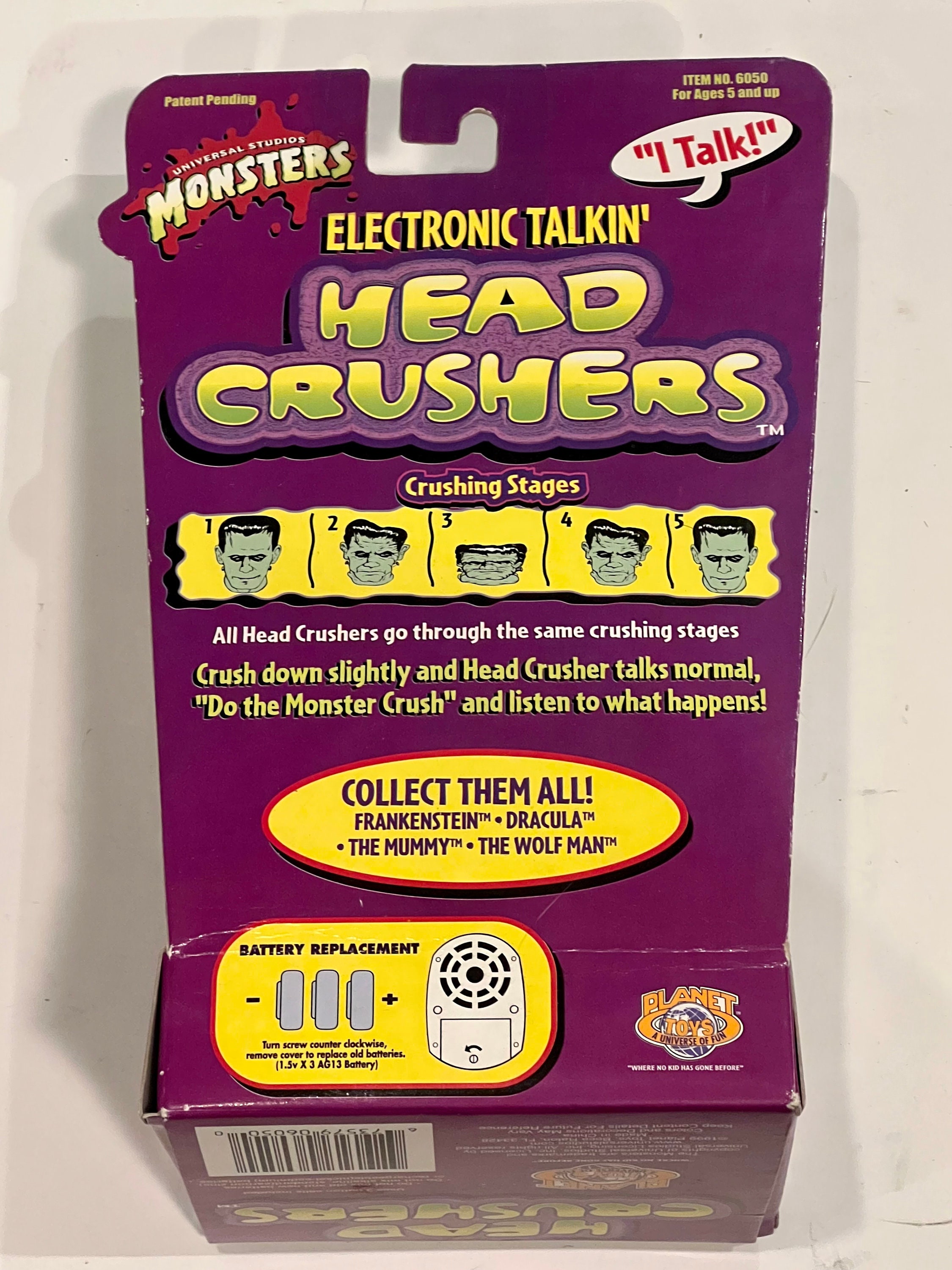 The Mummy Universal Studios Head Crushers - Etsy