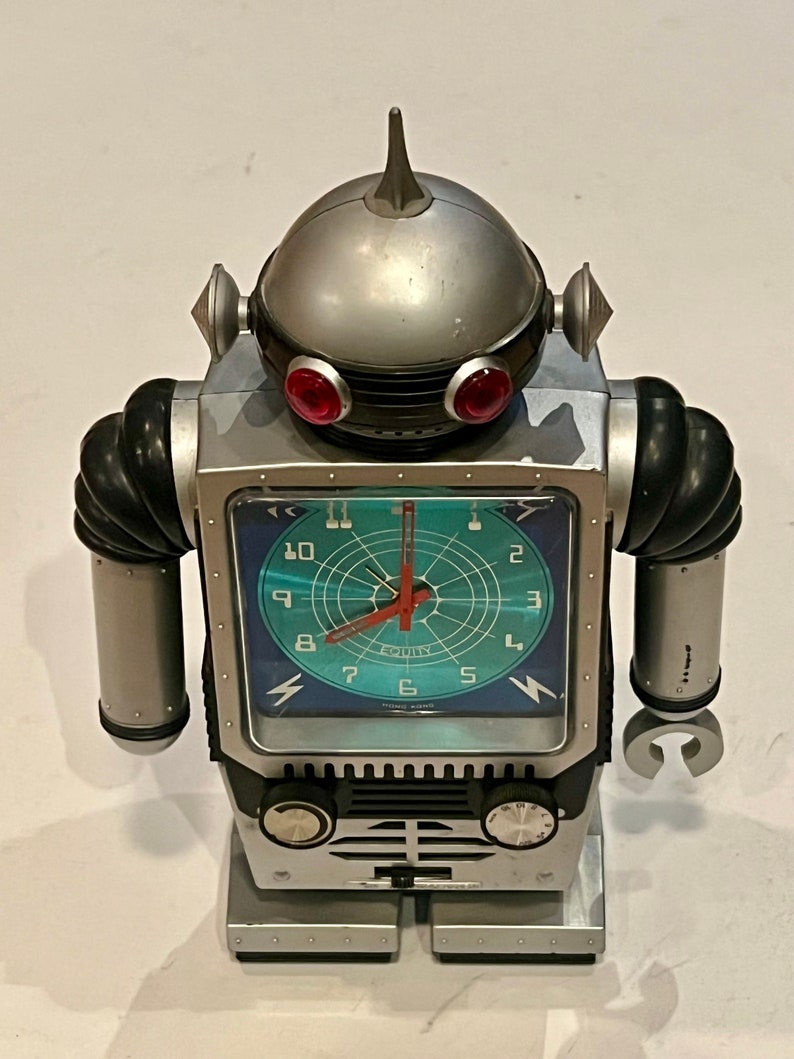 RARE Vintage Elftone Equity Robot Clock Radio W Alarm - Etsy
