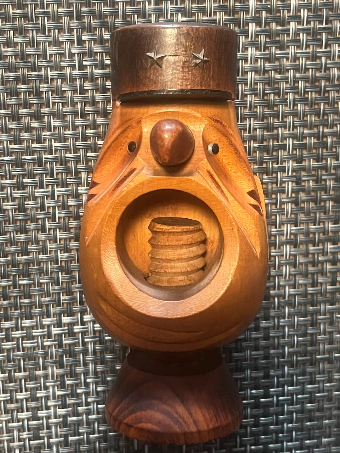 Nutcracker, Wooden Head Screw Type Nutcracker - Etsy