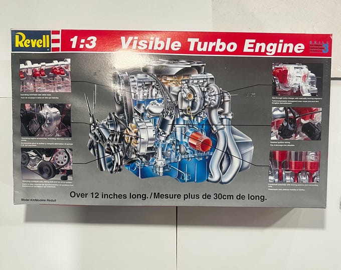 Vintage Revell 2.3 Litre Ford Engine 1:3 Scale Model Kit - Etsy
