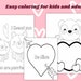 Digital Coloring Book Valentine Themed 20 Unique Printable Pages ...