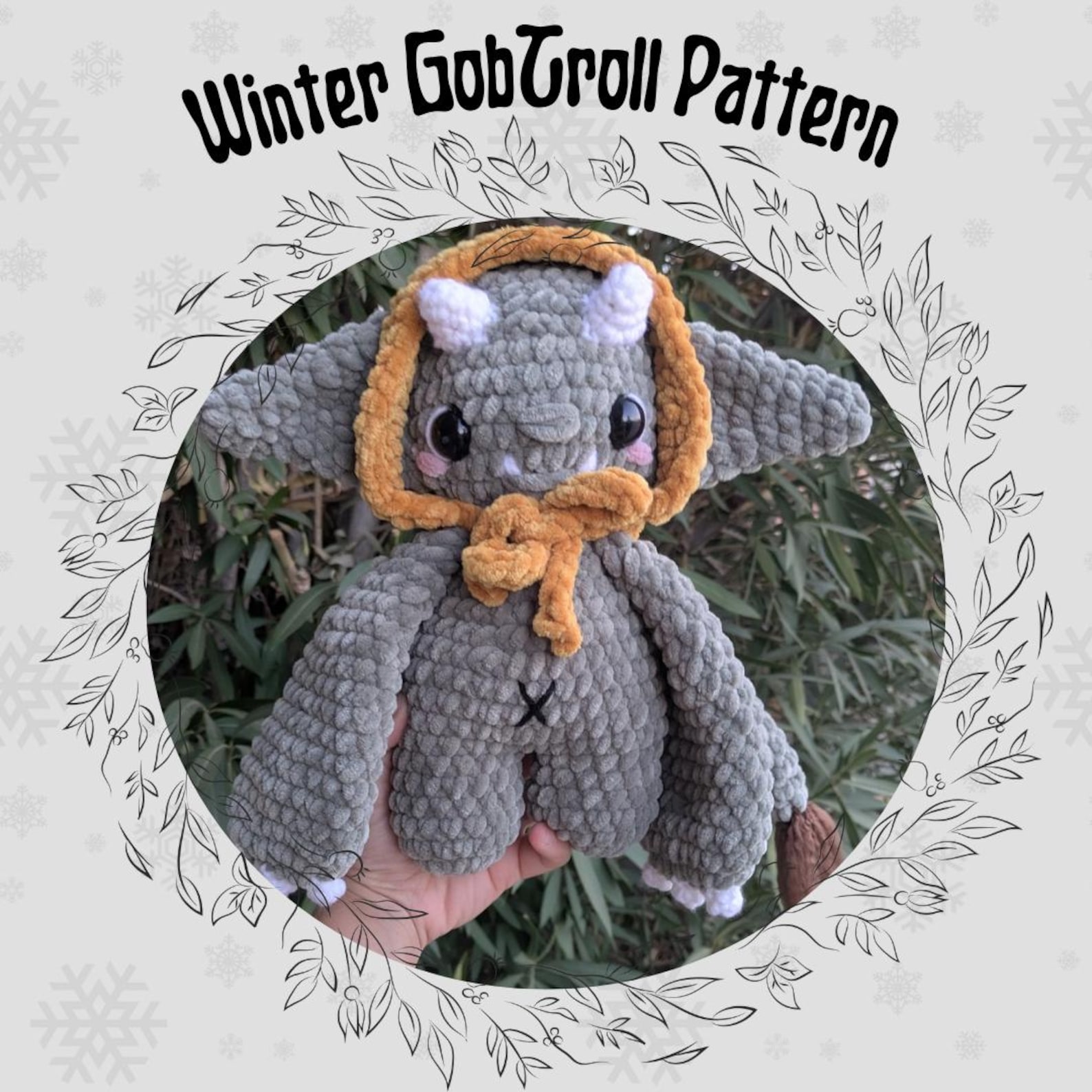 Goblin Troll Crochet Pattern, Gobtroll Crochet Pattern, Amigurumi Troll ...
