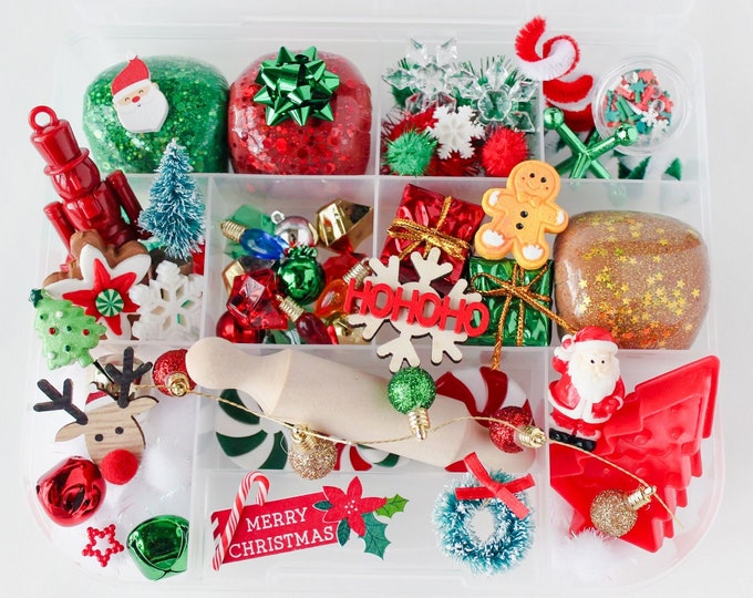 Christmas Playdough Kit - Etsy