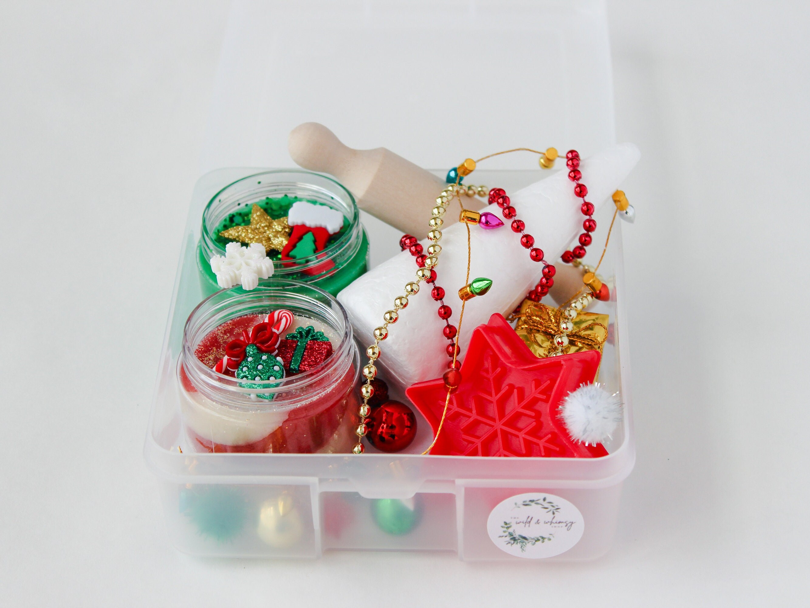 Christmas Tree Playdough Kit - Etsy