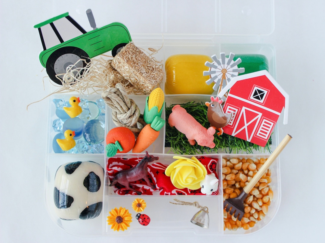Farm Playdough Kit - Etsy