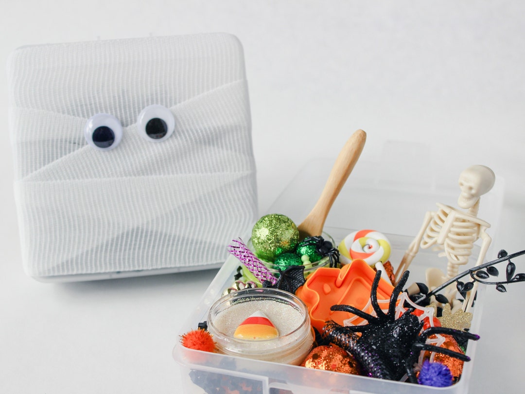 Halloween Playdough Kit - Etsy