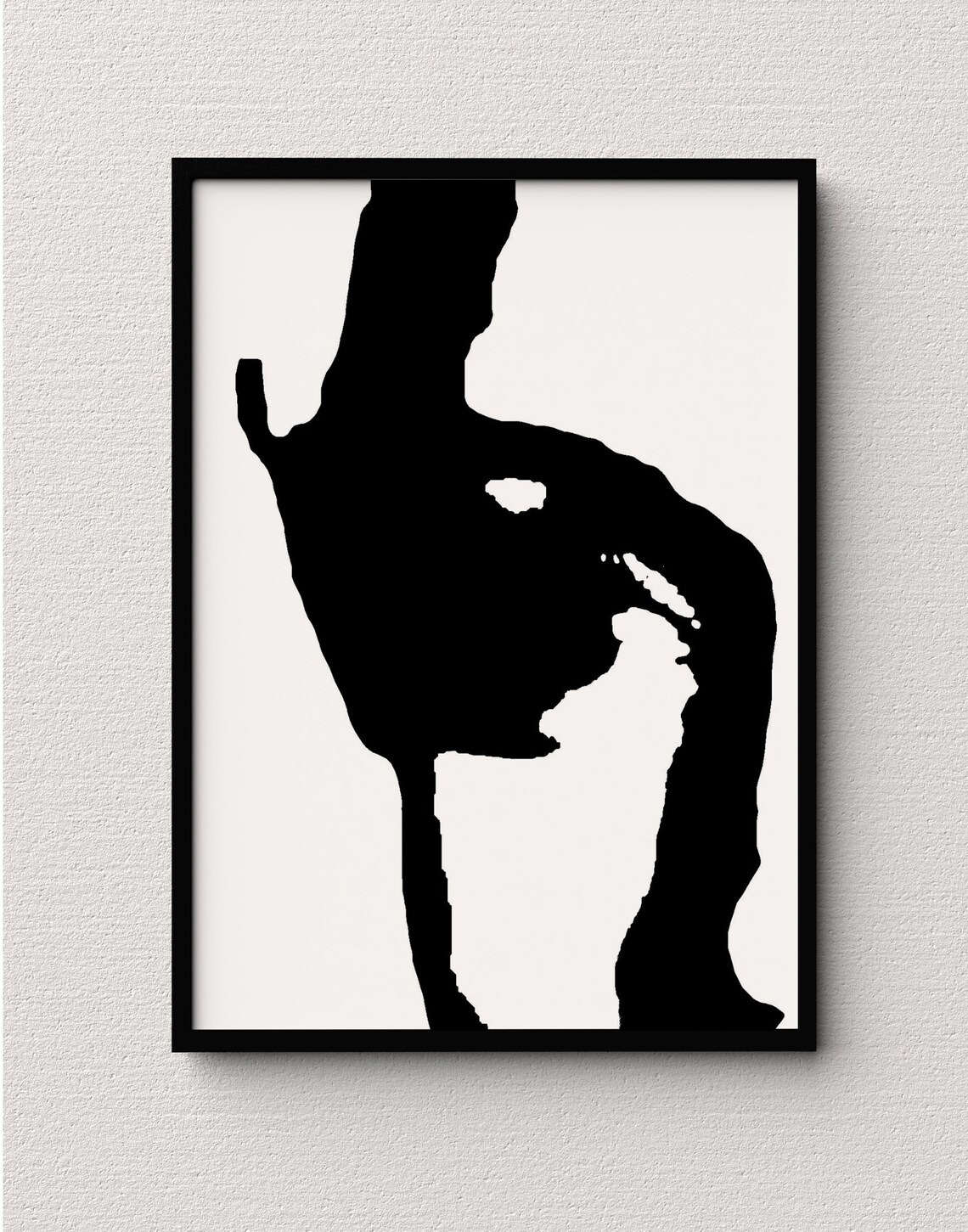 Printable Abstract Portrait of a Woman Digital Download Black&white ...