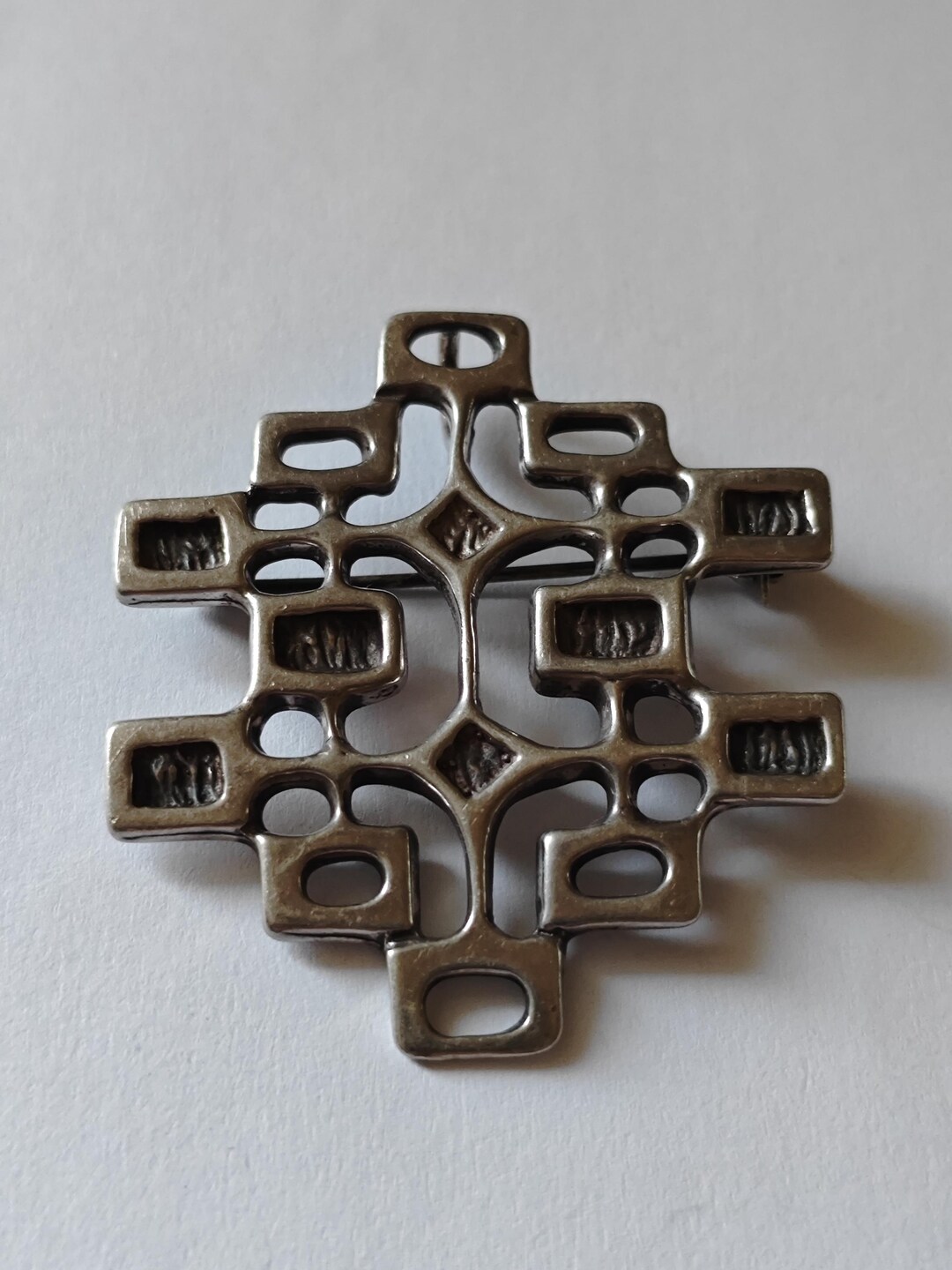 Unn Tangerud for David Andersen Norway 1960s Sterling Silver Brooch ...