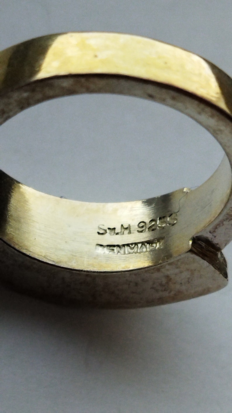 Sven Haugaard Denmark Modernist Silver Ring. - Etsy