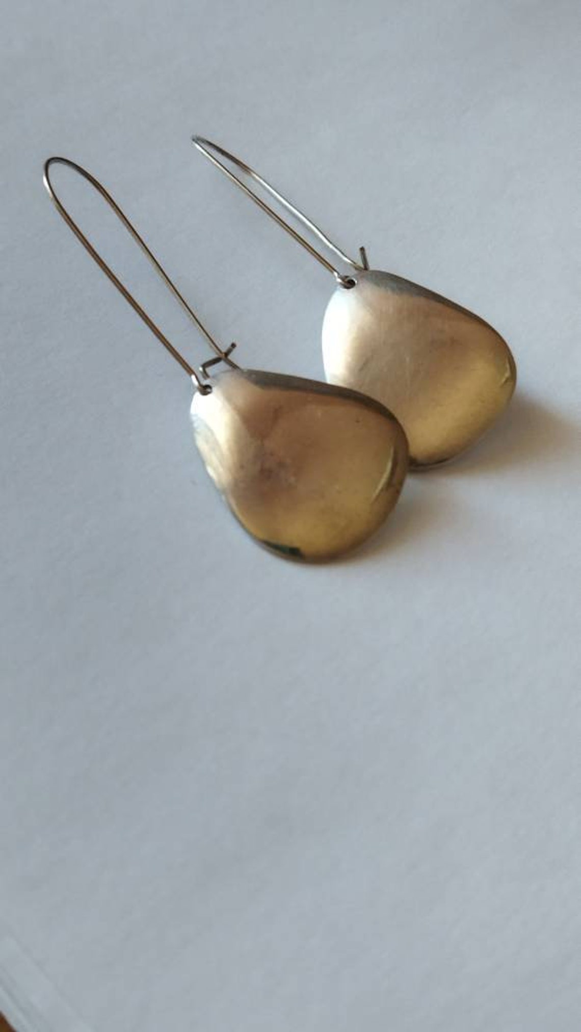 Swedish Efva Attling Sterling Silver Rose Petal Earrings. - Etsy