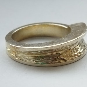 Sven Haugaard Denmark Modernist Silver Ring. - Etsy