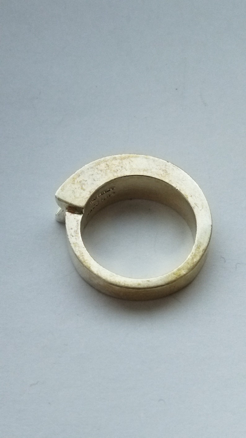 Sven Haugaard Denmark Modernist Silver Ring. - Etsy