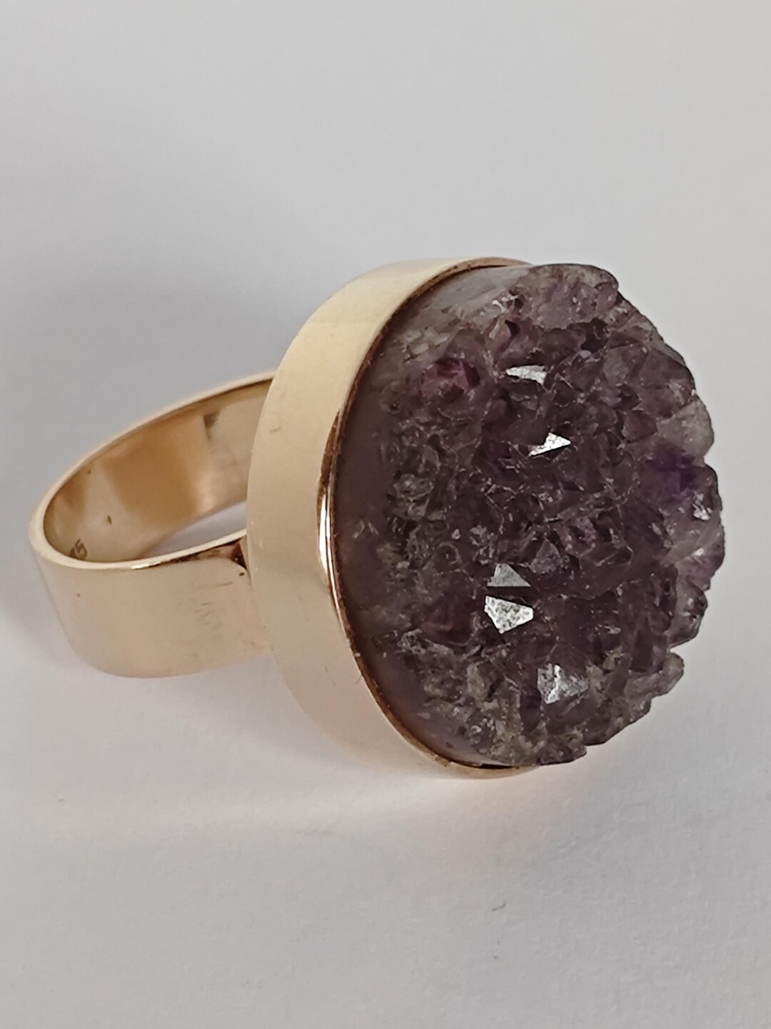 Sven Andersen Denmark Vintage 14k Gold Ring With Amethyst. - Etsy