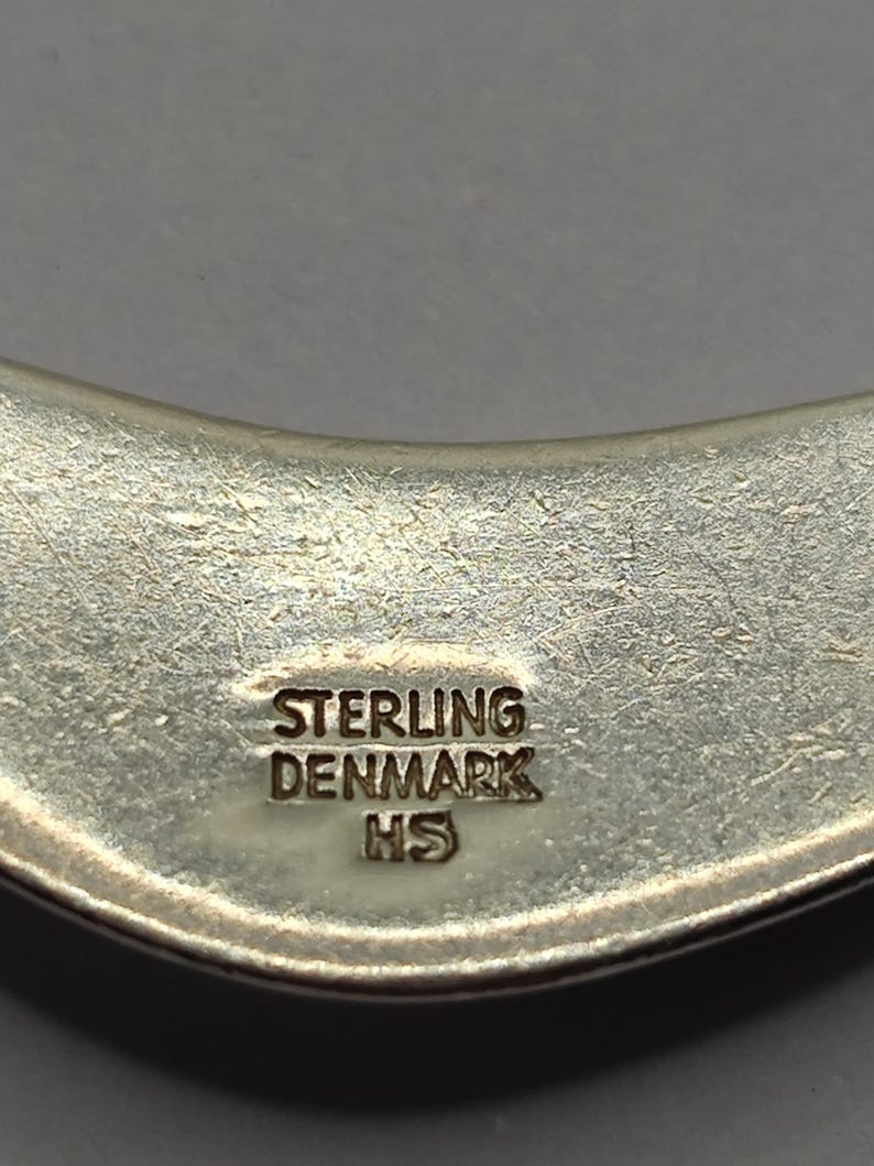 Beautiful Vintage Herman Siersbol Denmark Sterling Silver Peak Necklace ...