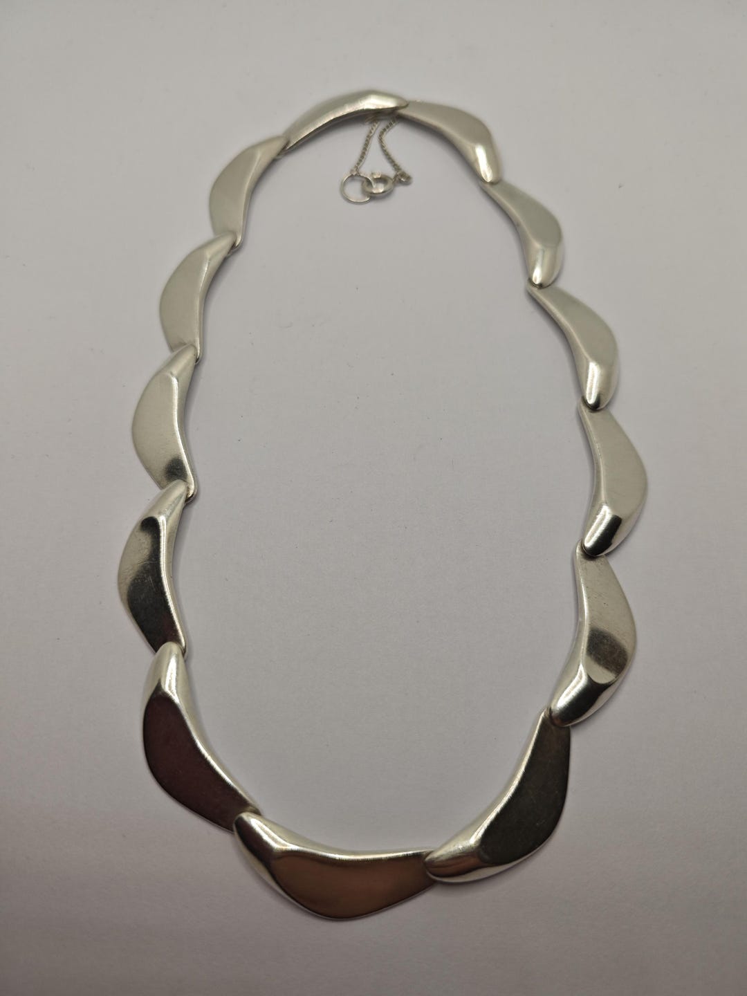 Beautiful Vintage Herman Siersbol Denmark Sterling Silver Peak Necklace ...