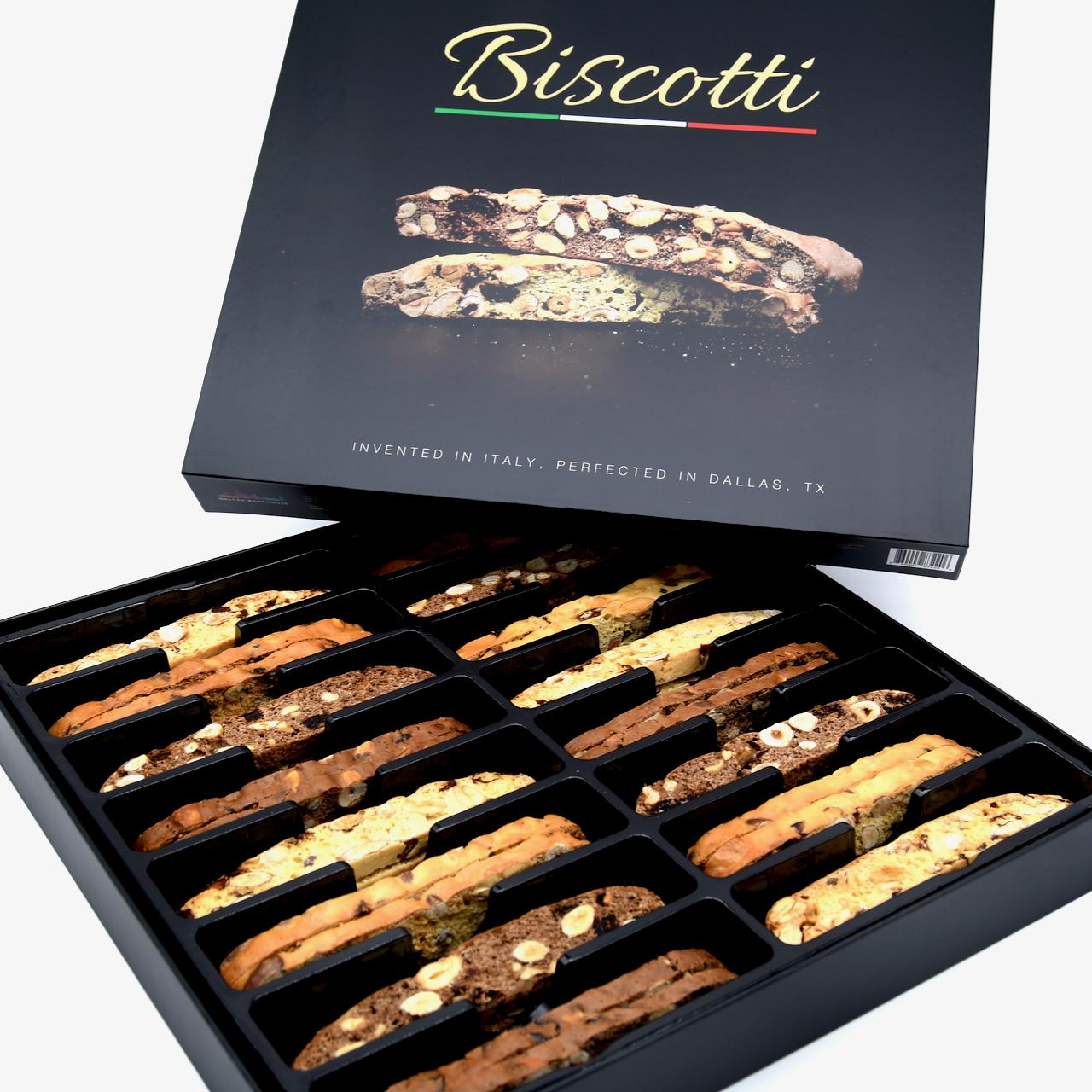 32 Pcs - Biscotti THINS. Luxury Gift Box, Homemade Gourmet Cookies Gift ...