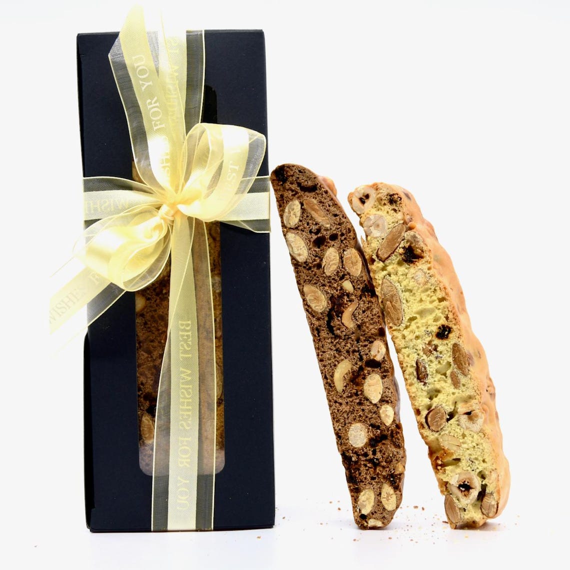 4pcs - Biscotti Gift Box, Homemade Gourmet Cookies, Christmas Gift for ...